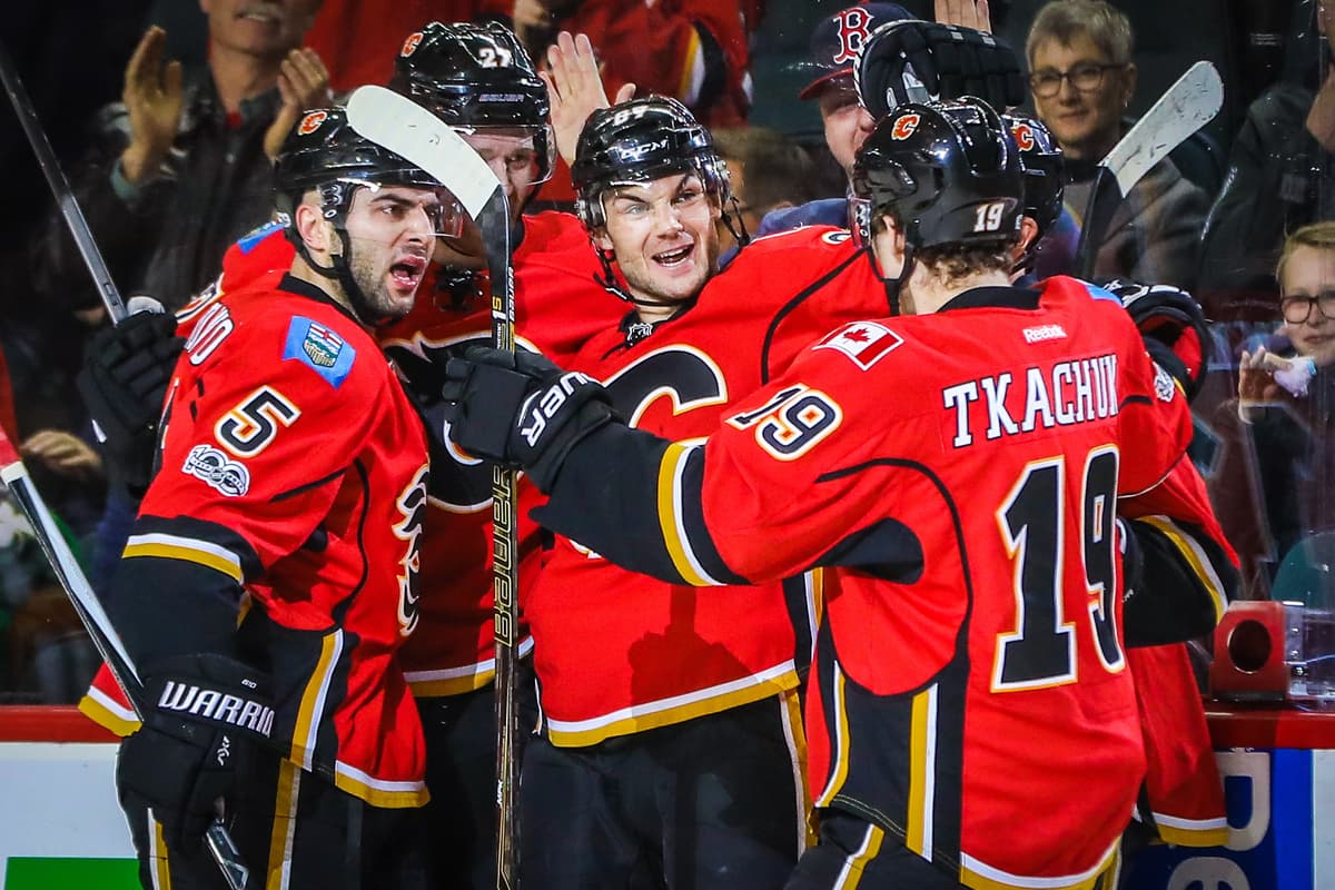 What did the Flames’ usage look like throughout the season?