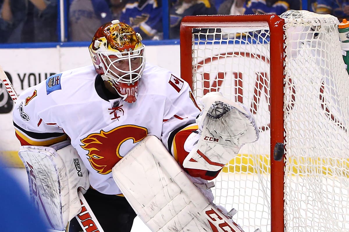 Who will the Flames’ goalie be next season?