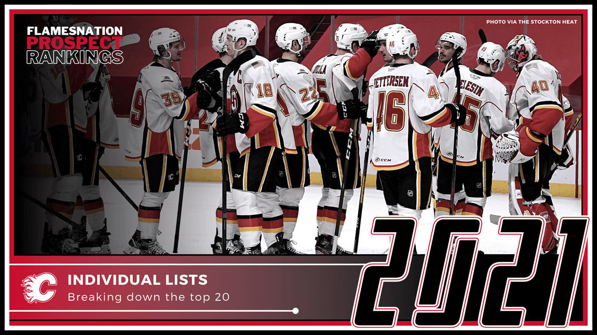 2021 FlamesNation Prospect Rankings: The individual lists