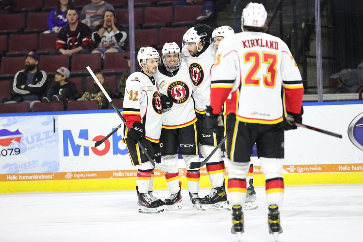 The Stockton Heat are 2021–22 AHL Pacific Division champions
