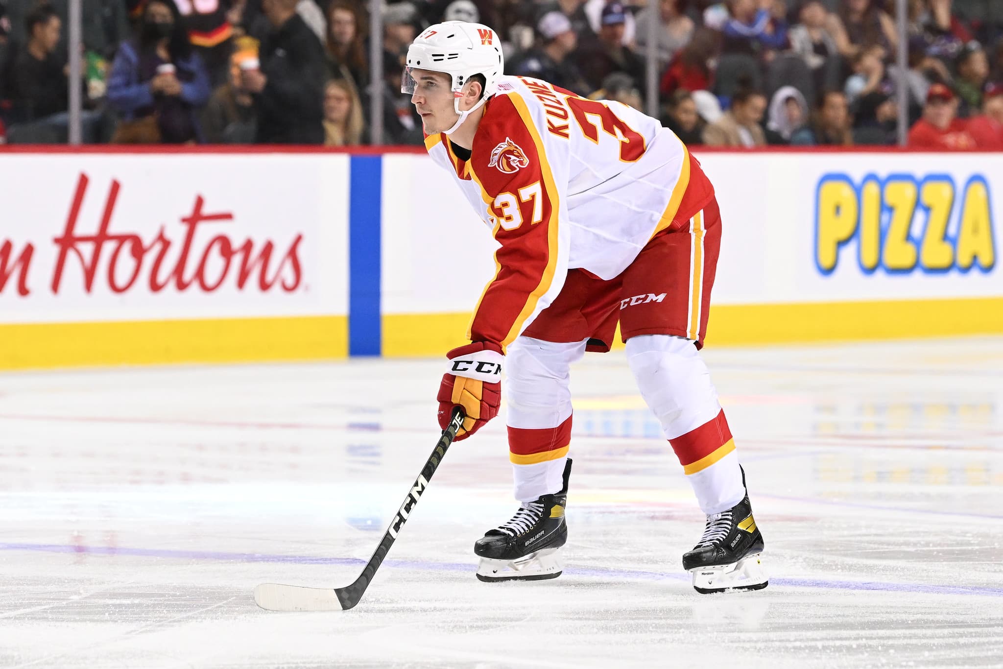 Calgary Flames assign Yan Kuznetsov back to the AHL’s Wranglers