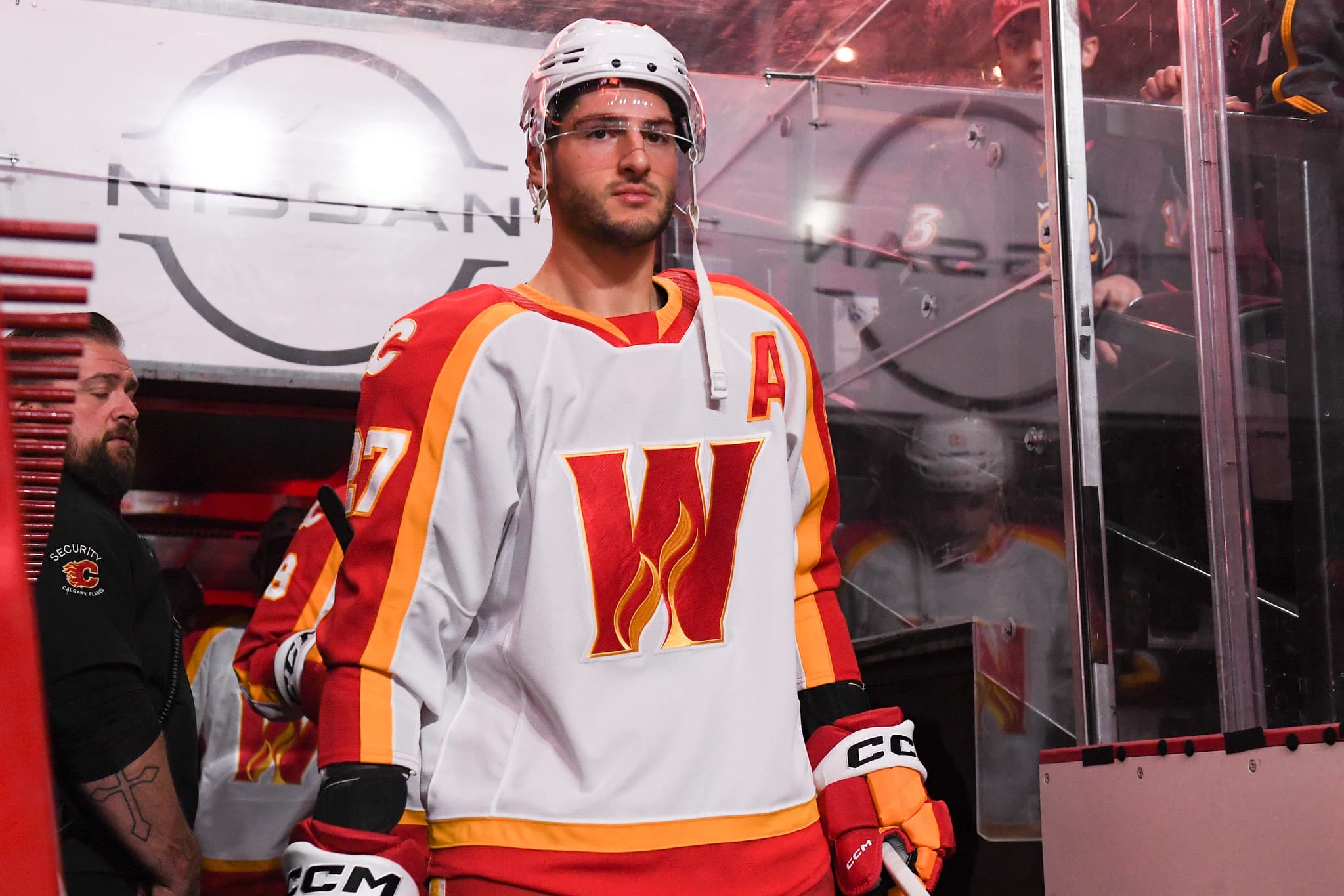 Nick DeSimone was a great leader for the Calgary Wranglers last season ...