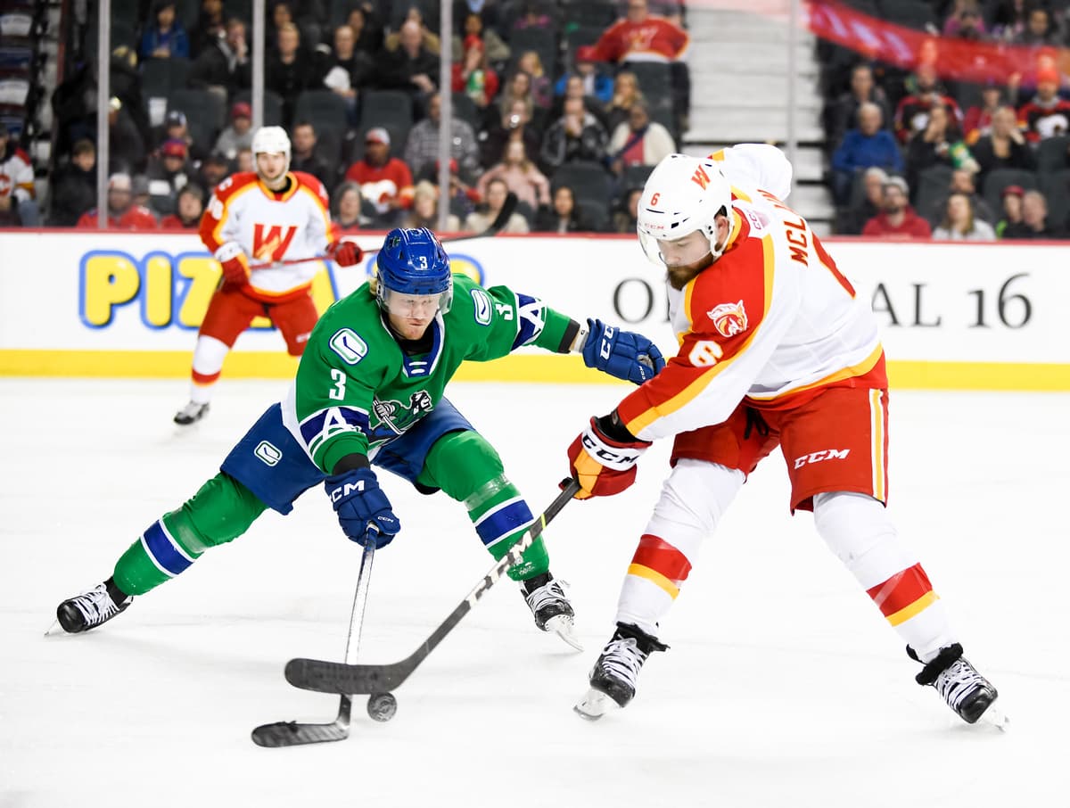 Recap: Wranglers complete series sweep in 5-3 win over the Canucks