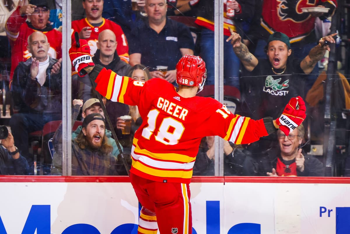A.J. Greer was an effective member of the Calgary Flames (prior to his ...