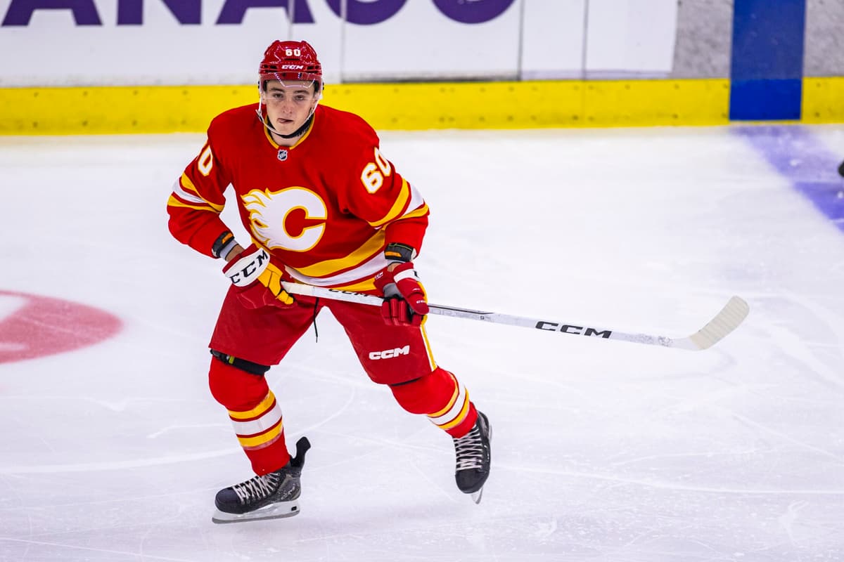 Flames sign 2024 second-rounder Jacob Battaglia to entry-level contract