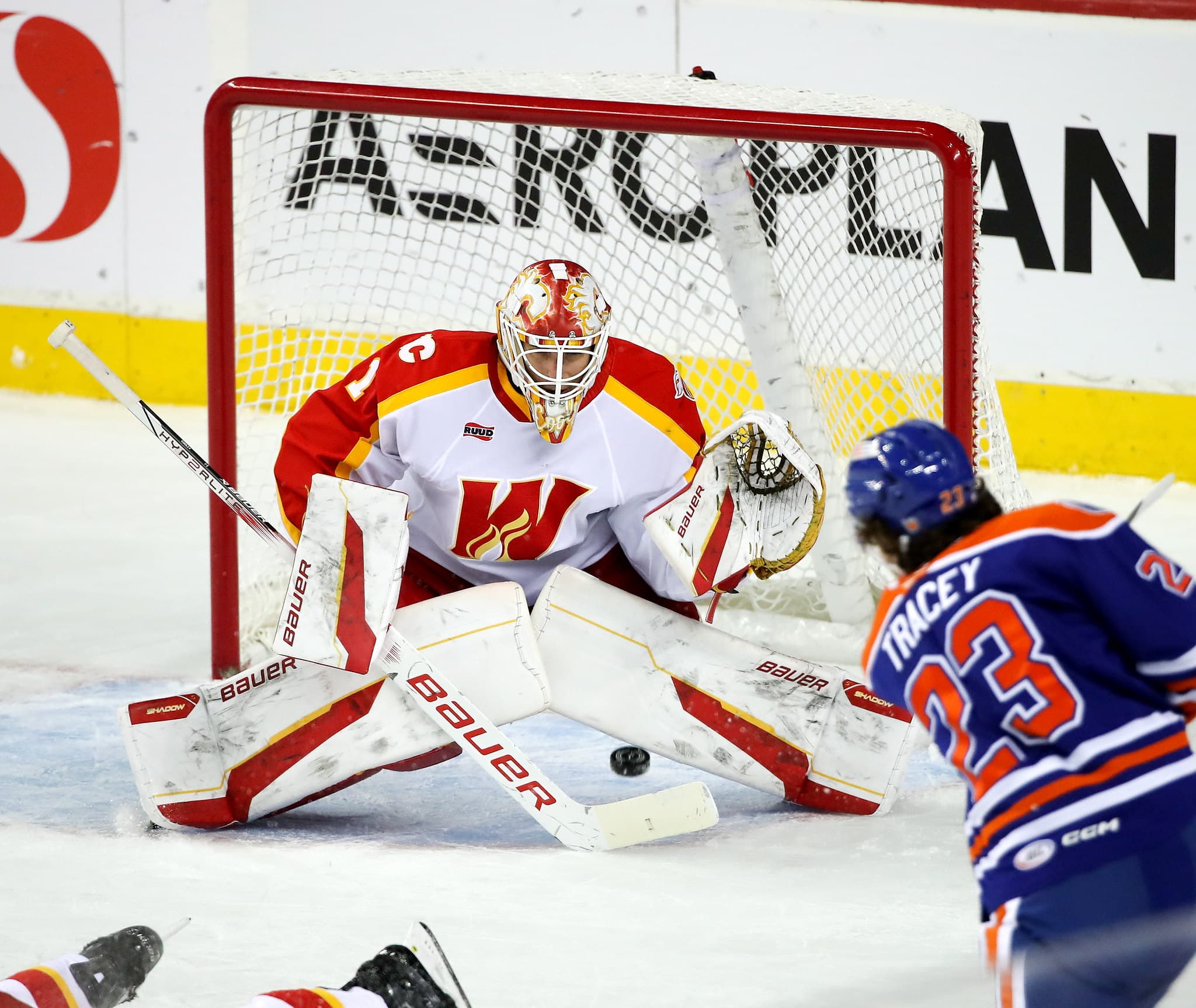 Flames recall goalie Devin Cooley from the AHL’s Wranglers on an emergency basis, Dan Vladar out ...