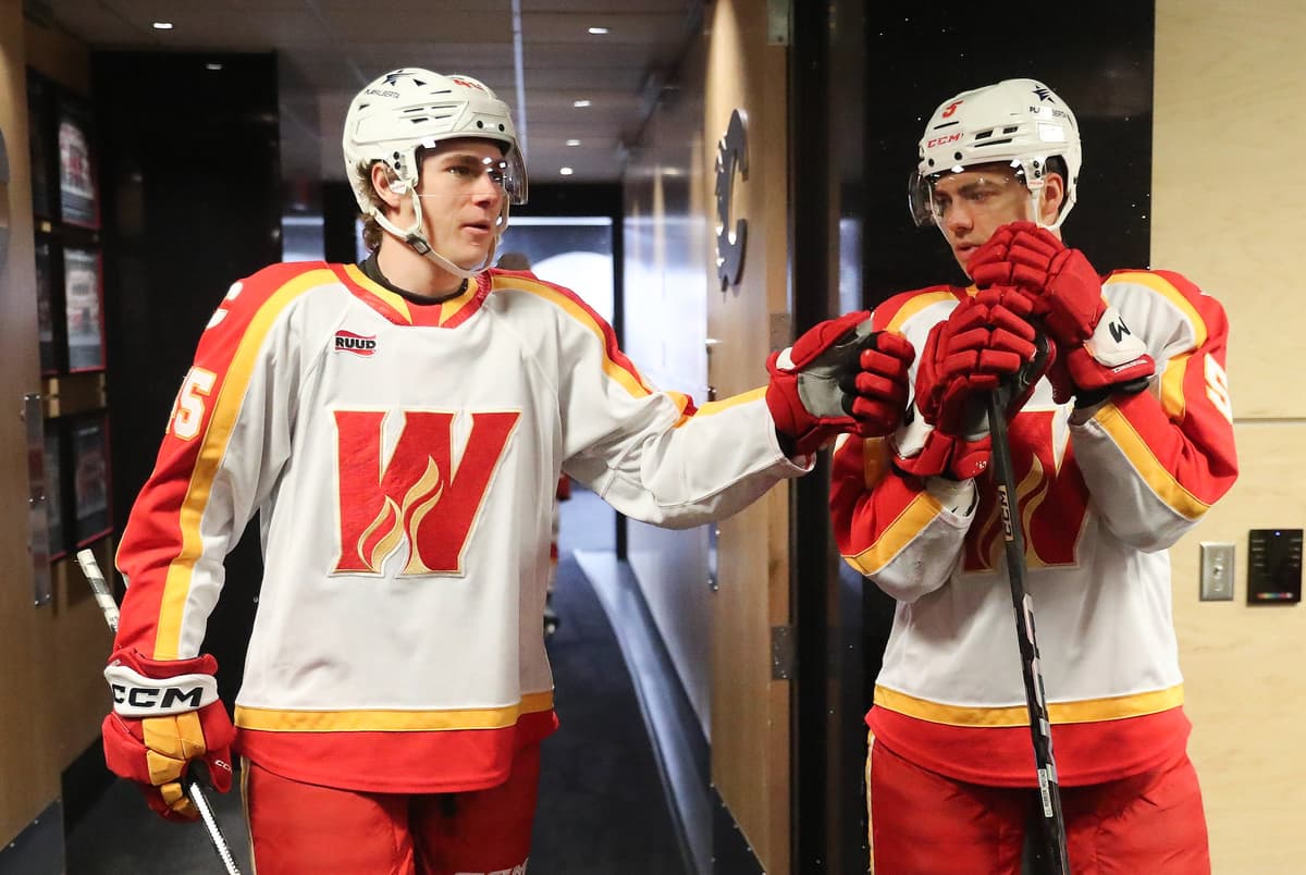 Flames return Hunter Brzustewicz and Sam Morton to the Wranglers, place ...